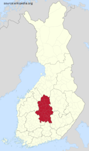 Keski-Suomen maakunnan kartta – Suomen kartat